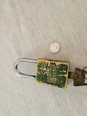 American Lock | Other | Vintage American Lock Series 10 Padlock Green ...